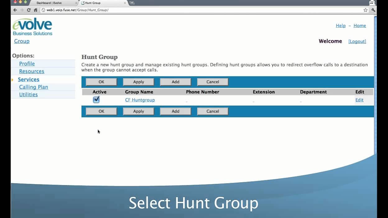 How to Set up Call Forward on your Hunt group - YouTube