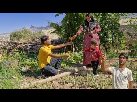 Mr. Qudrat and his wife are hardworking and strive to improve life in the village.