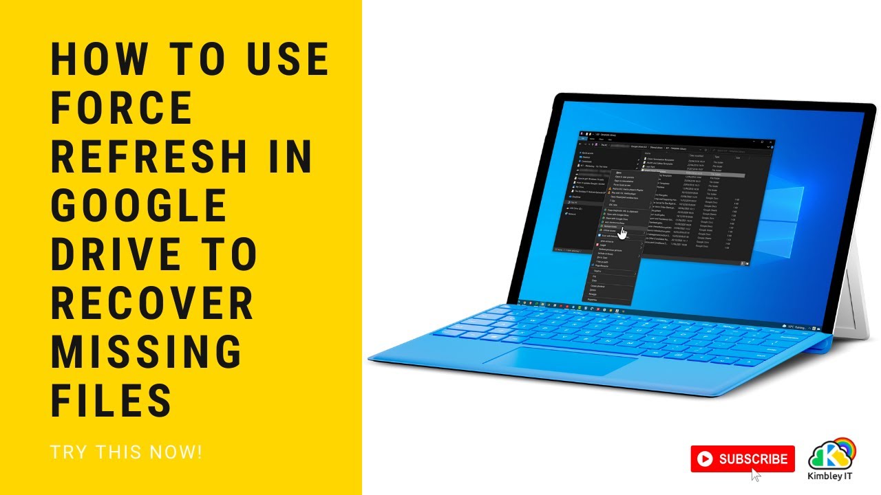 How To Use Force Refresh In Google Drive To Recover Missing Files YouTube How To Use Force Refresh In Google Drive To Recover Missing Files YouTube