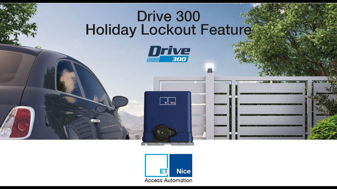 ET Nice Drive 300: How to activate the holiday lock-out feature - YouTube