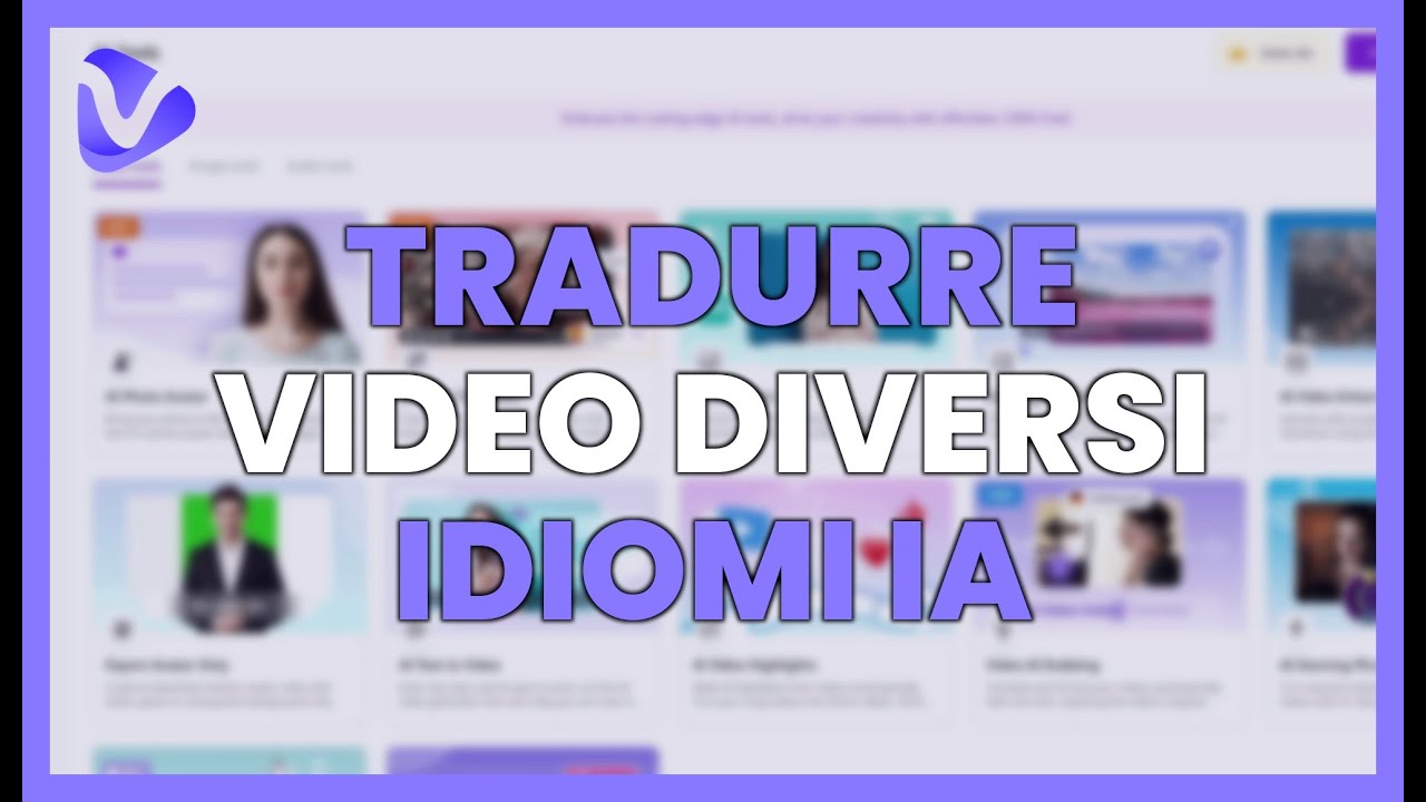 TRADURRE VIDEO IN DIVERSI IDIOMI CON IA SU VIDNOZ AI - YouTube