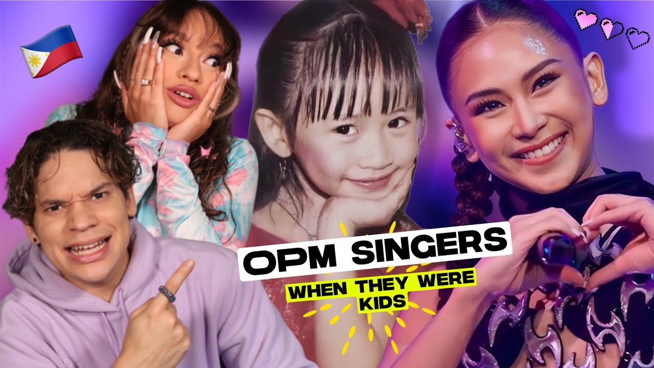 Latinos react to 'OPM Singers when they were KIDS!' - YouTube