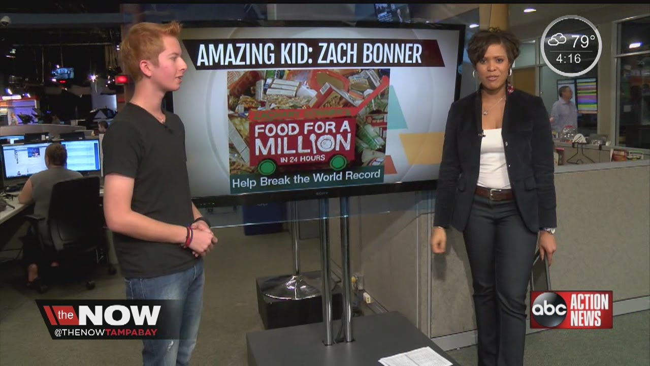 Amazing Kid: Zach Bonner #TheNowTampaBay - YouTube