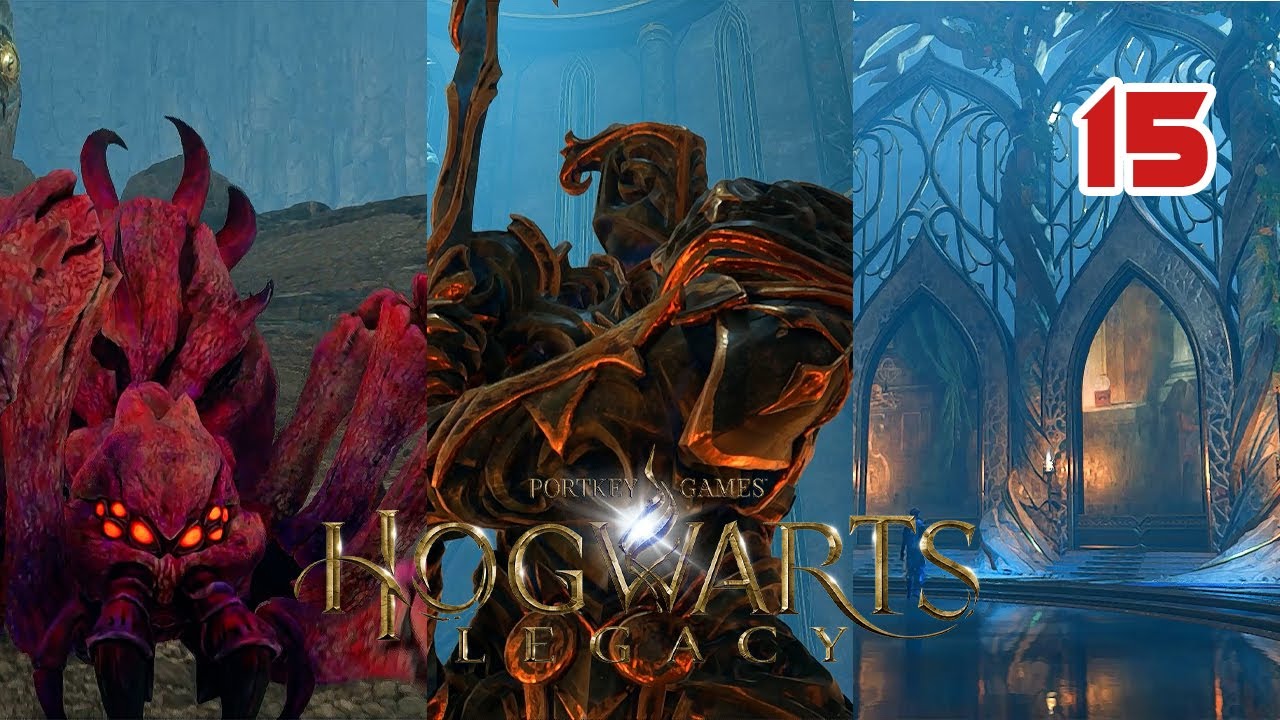 Hogwarts Legacy Gameplay 15 | Fighting spiders & Ancient Titan boss ...