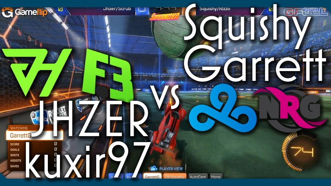 Supernova Match 9 | Squishy & GarrettG vs JHZER & kuxir97 | Rocket ...