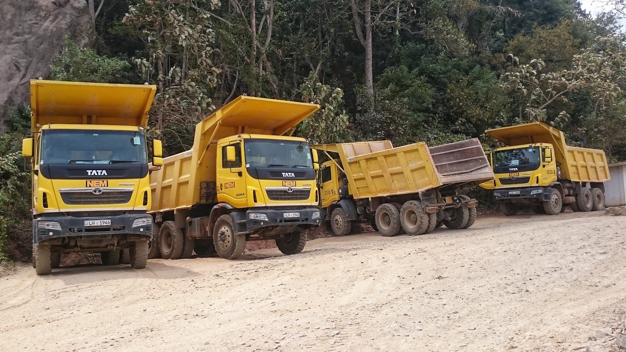 TATA PRIMA 2528.K Tipper Truck | SriLanka | NEM Construction - YouTube