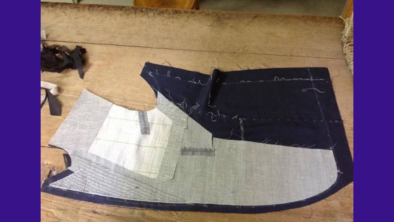 3. SUIT MAKING: How to gum hair stay (Fusible interfacing) - YouTube
