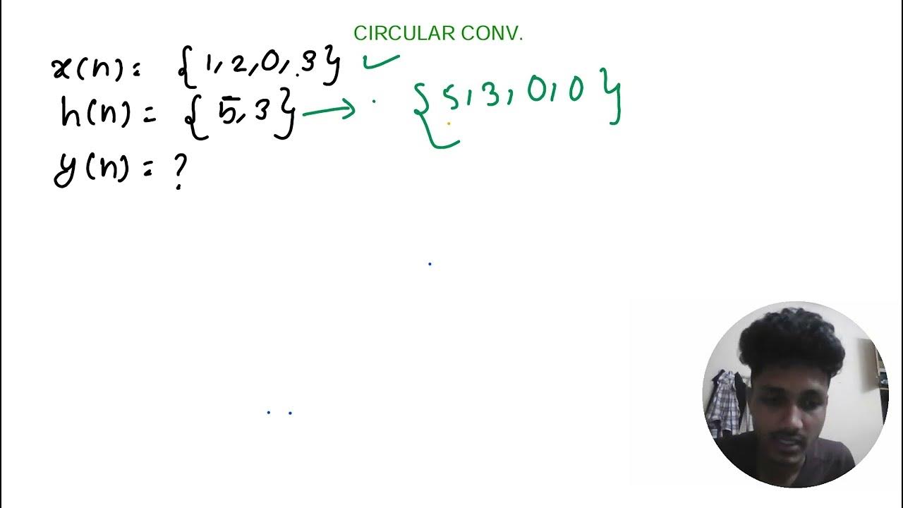 Circular convolution with solved example - YouTube