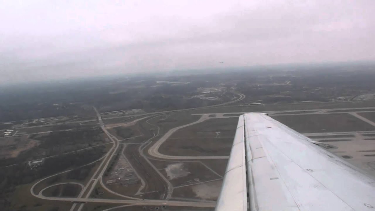 McDonnell Douglas DC-9 takeoff from Detroit on Delta Airlines - YouTube