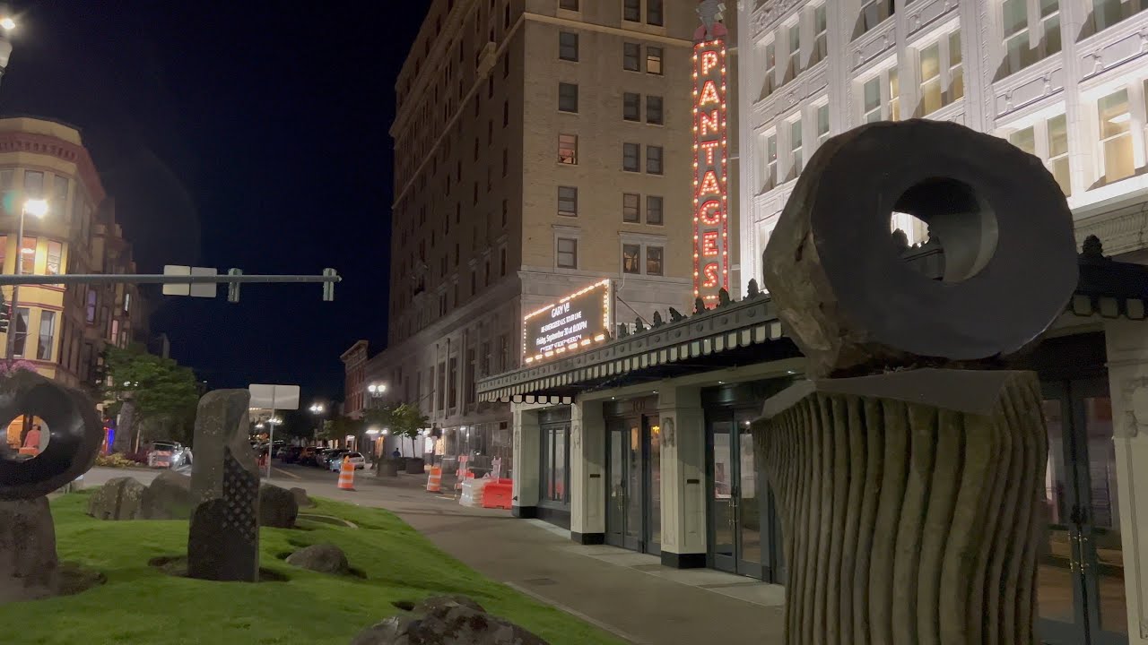 Tacoma at Night 4K - YouTube