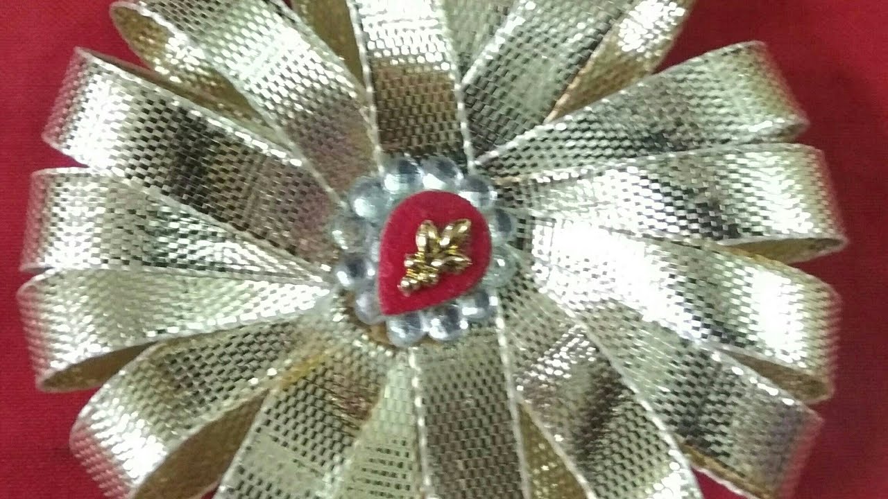 gota flower | gota Patti flower | gota lace flower | gota ribbon flower ...