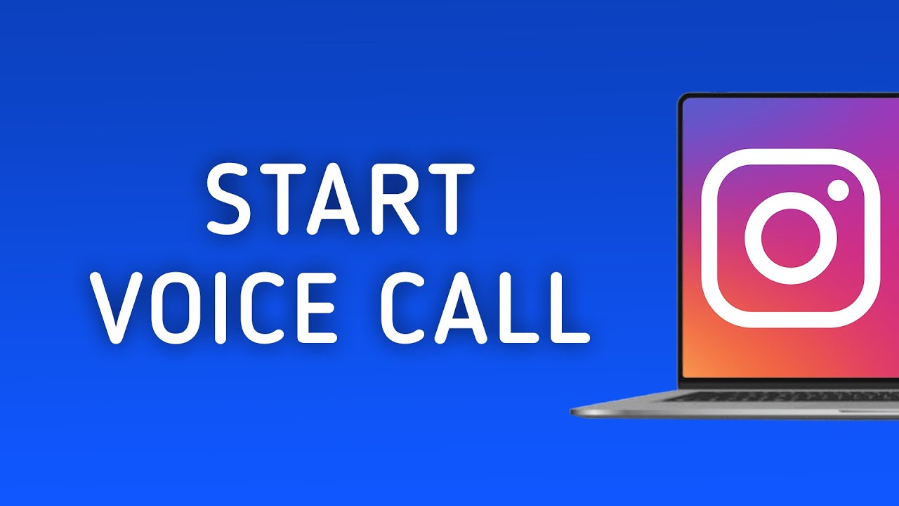 How To Start A Voice Call On Instagram On PC (New Update) - YouTube