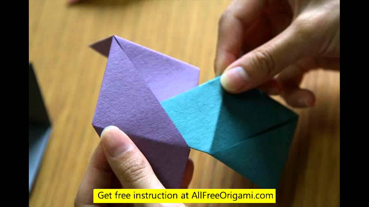 origami quilt blocks - YouTube