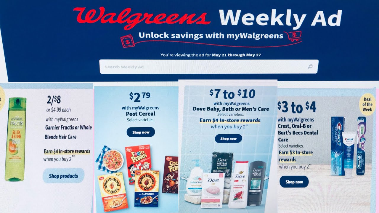 WALGREENS AD PREVIEW||05/21-05/05/27 - YouTube