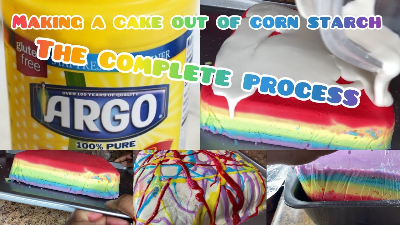 Cornstarch Cake Design Making Video The Complete Process Argo & Great ...