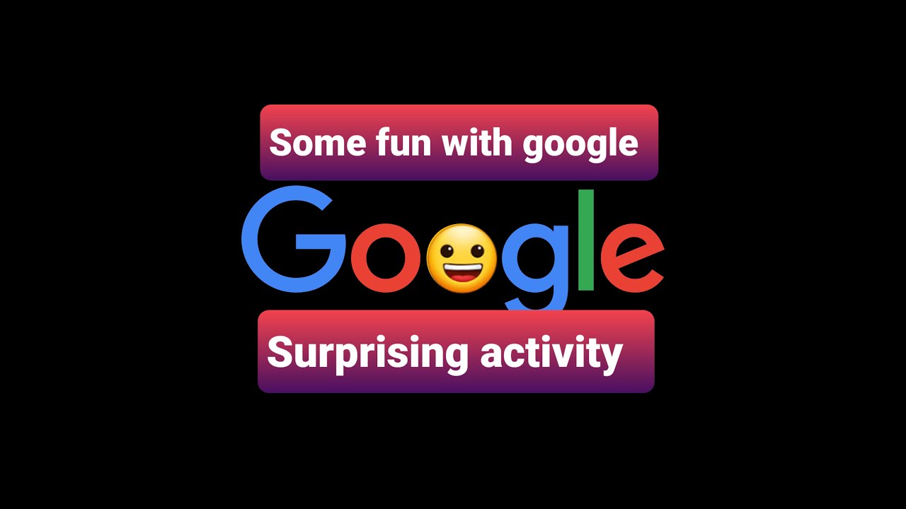 some funny things with google || Fun with google search engine - YouTube