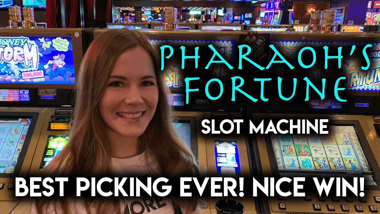 Pharaohs FORTUNE! Slot Machine! INSANE Picking! BONUS WIN!! - YouTube