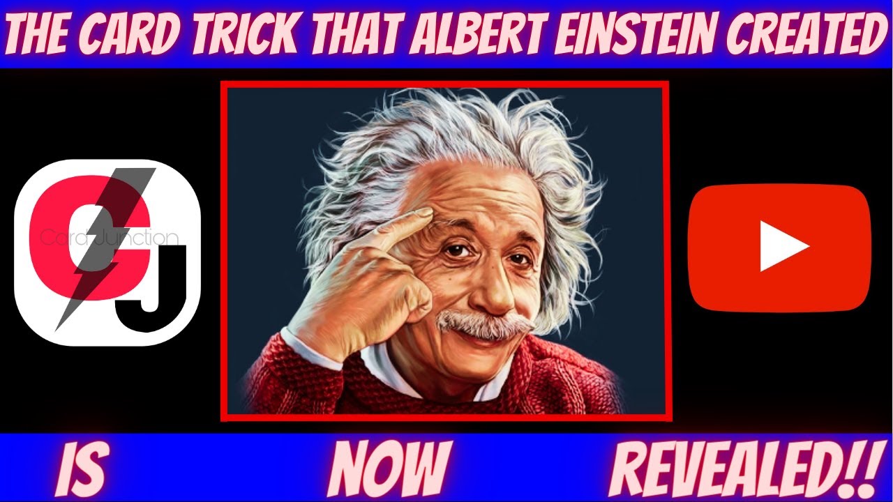 THE ALBERT EINSTEIN CARD TRICK!!!😲🔥 - YouTube
