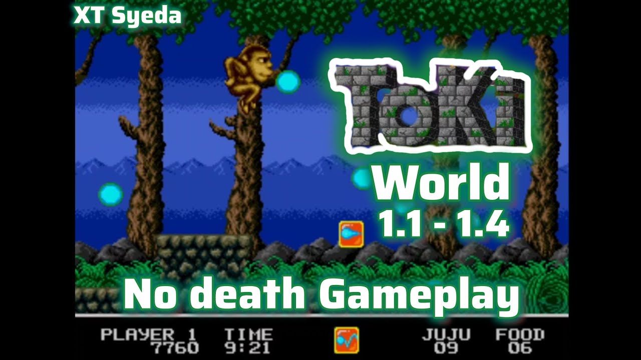 Toki - ape spit 1992 | SEGA Toki | Level 1 Complete with boss No death ...