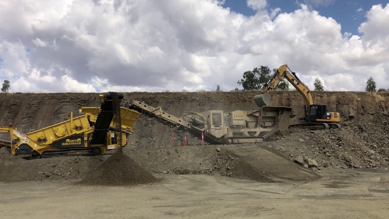 Screen - Keestrack Frontier K6 Processing in QLD - YouTube