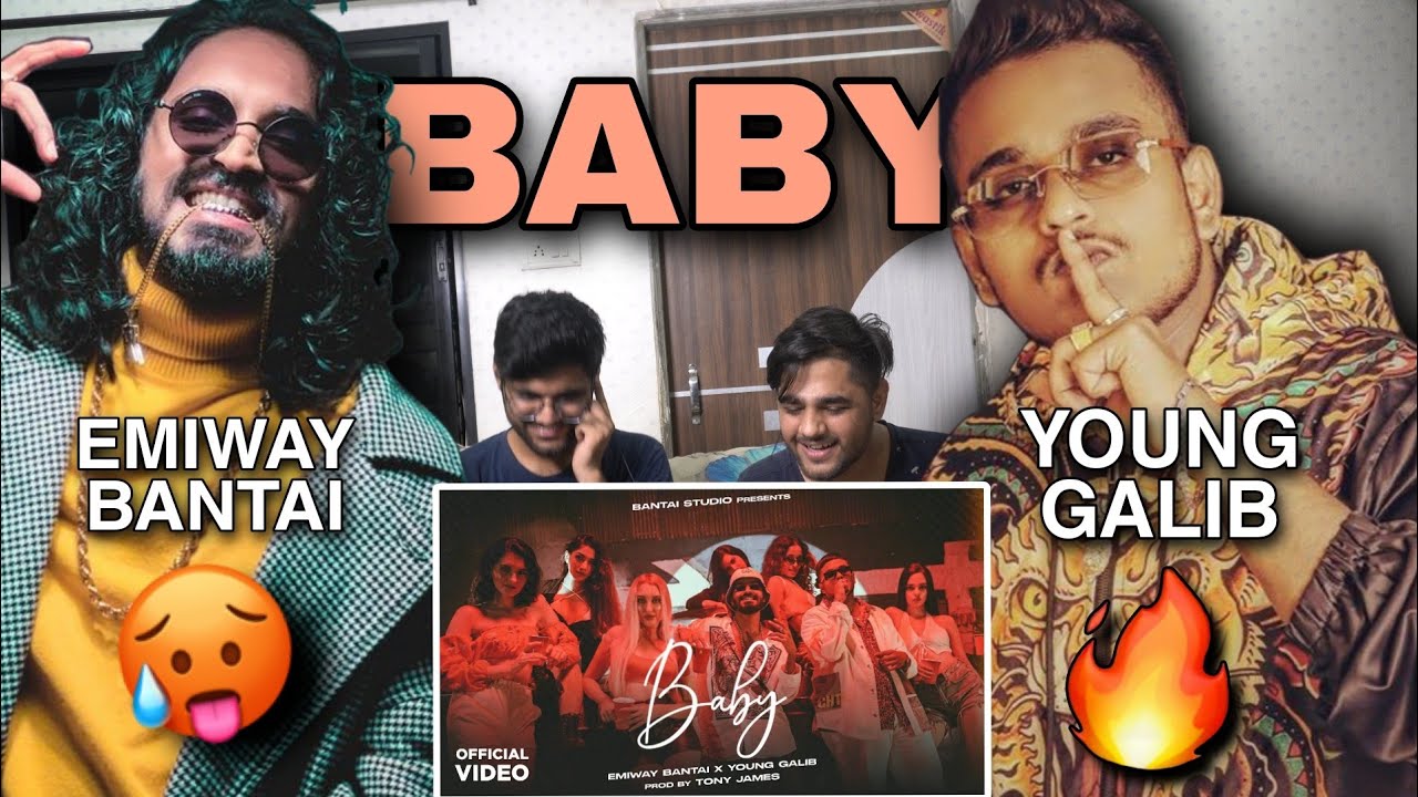 EMIWAY - BABY ft. YOUNG GALIB | REACTION VIDEO - YouTube