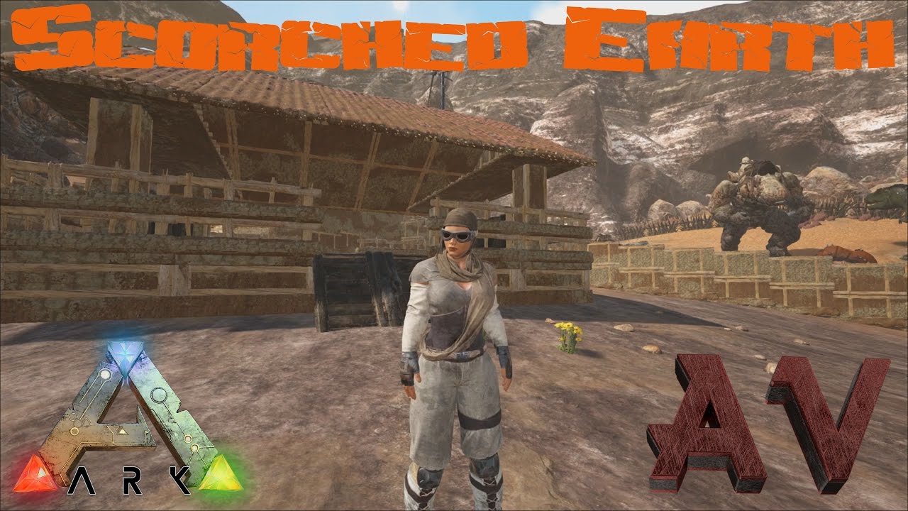 Ark: Survival Evolved Scorched Earth E14 - Blueprint Gazebo! - YouTube