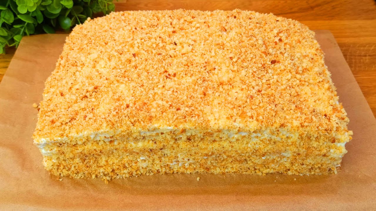 За 30 минут БЕЗ нагревания Меда и Раскатывания коржей Супер вкусный