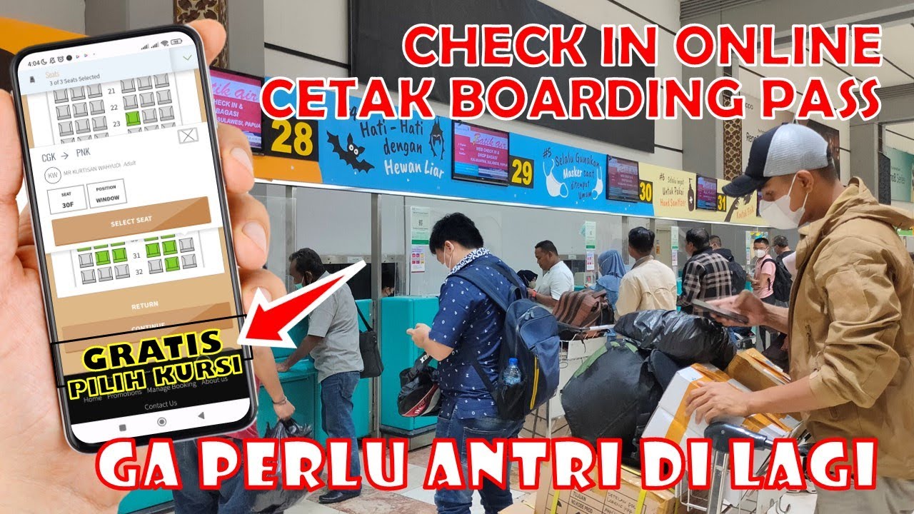 Cara Cetak Boarding Pass Sendiri Pesawat Lion Batik Super Air Jet Check ...