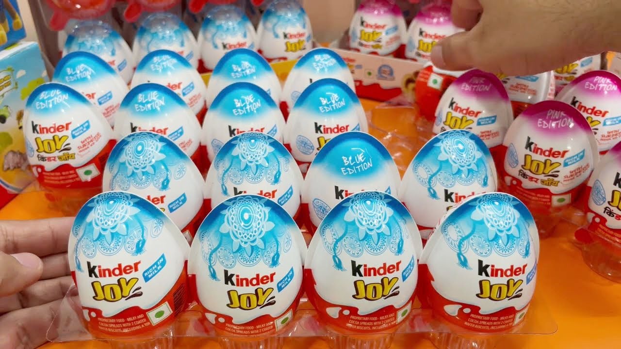 Lots of Kinder Joy, Unboxing Kinder Joy, Surprise Toy Inside Kinder Joy ...