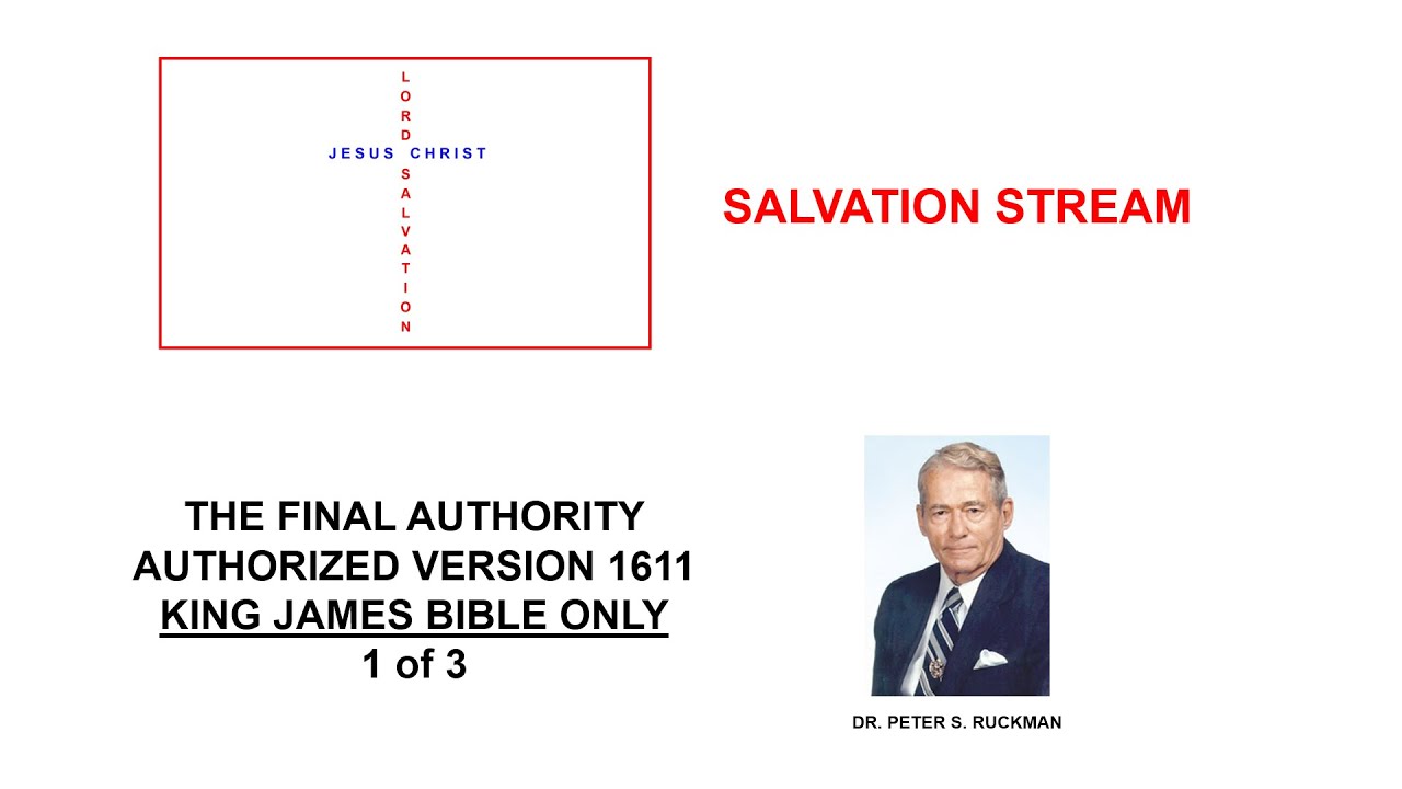 Dr. Peter S. Ruckman - The Word Of God AV1611 King James Bible 1 of 3 ...