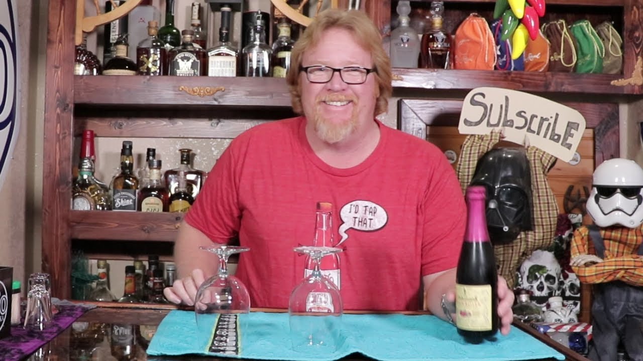 Lindemans Framboise Raspberry Lambic Beer Review - YouTube