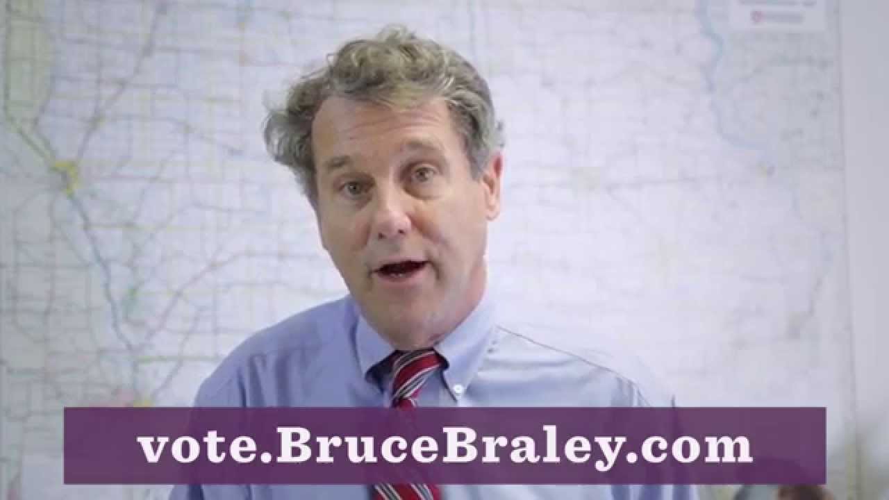 Senator Sherrod Brown Backs Bruce - YouTube