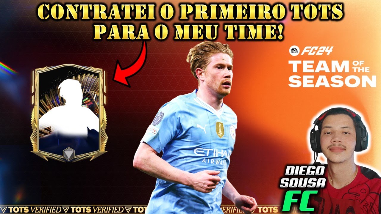 A PRIMEIRA CARTA TOTS CHEGOU PARA O TIME 🥳🔥 | DIEGO SOUSA FC - YouTube