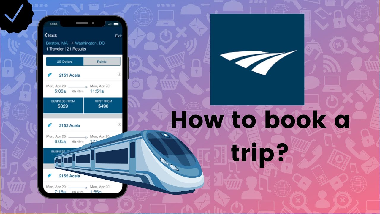 How to book a trip on Amtrak? - YouTube