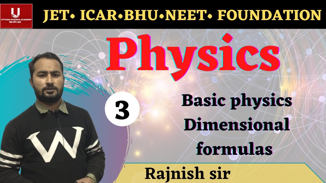 Basic physics | Dimensional formula | class 11 | by Rajnish sir - YouTube