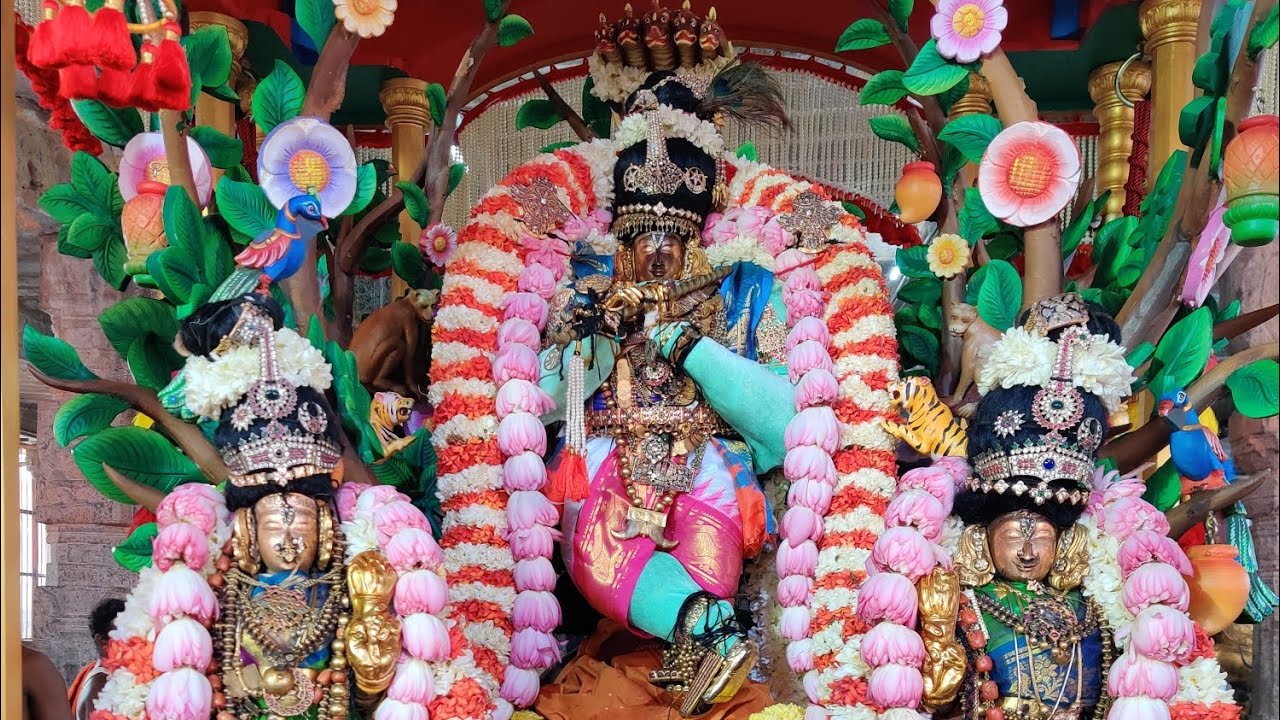 SRI ADIKESAVA PERUMAL BRAHMOTSAVAM DAY 6 MORNING PUNNAI MARAVAHANA ...