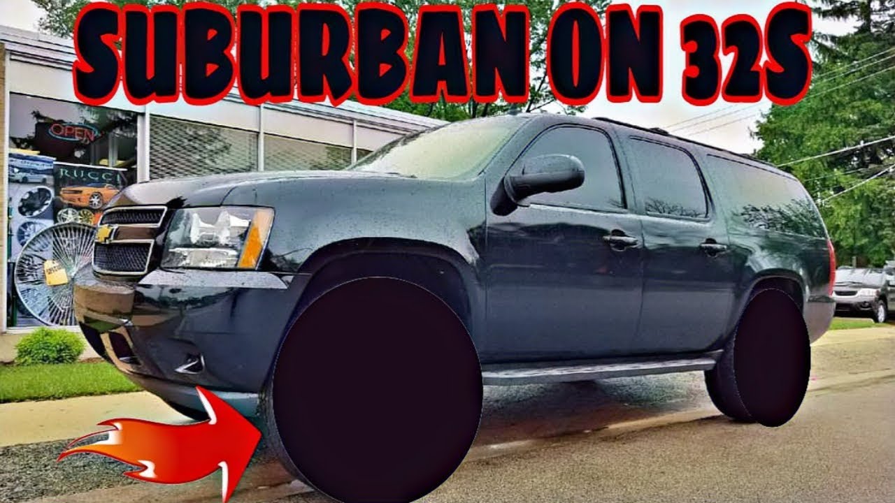 SUBURBAN GETS 32s CHARGER AND IMPALA GET RIMS - YouTube