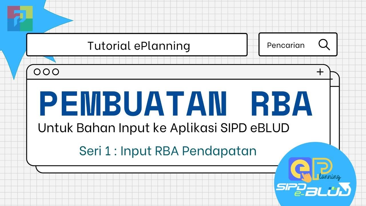 Tutorial ePlanning : Membuat RBA Puskesmas sebagai Bahan Input SIPD ...