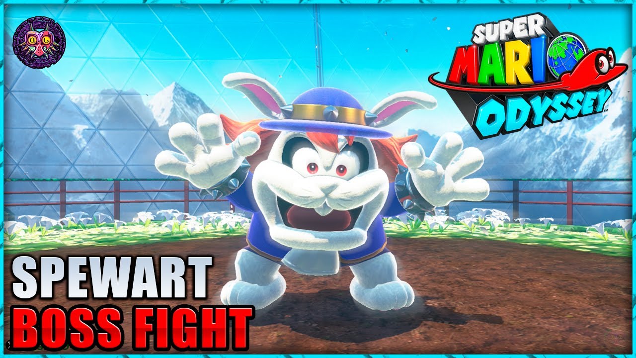 Super Mario Odyssey | Spewart Boss Fight - YouTube
