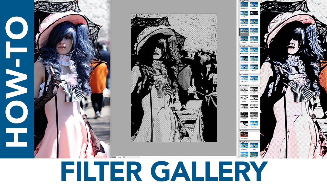 How-To #23: Filter Gallery | Photoshop - YouTube