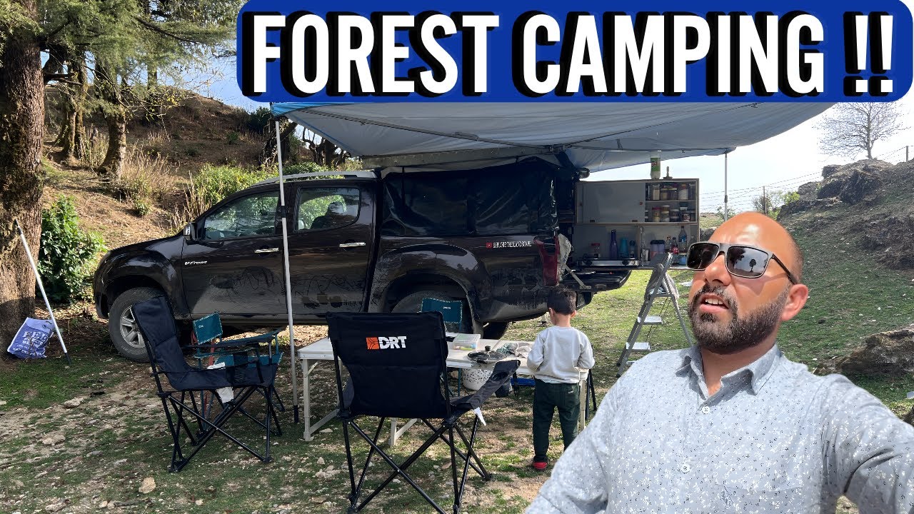 Group Camping In Deep Forest | Forest Camping - YouTube