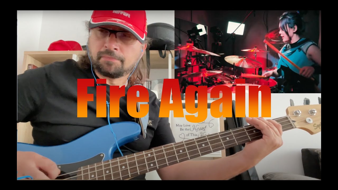 Valorant - Fire again - naima2 bass & Drummer Subin - YouTube