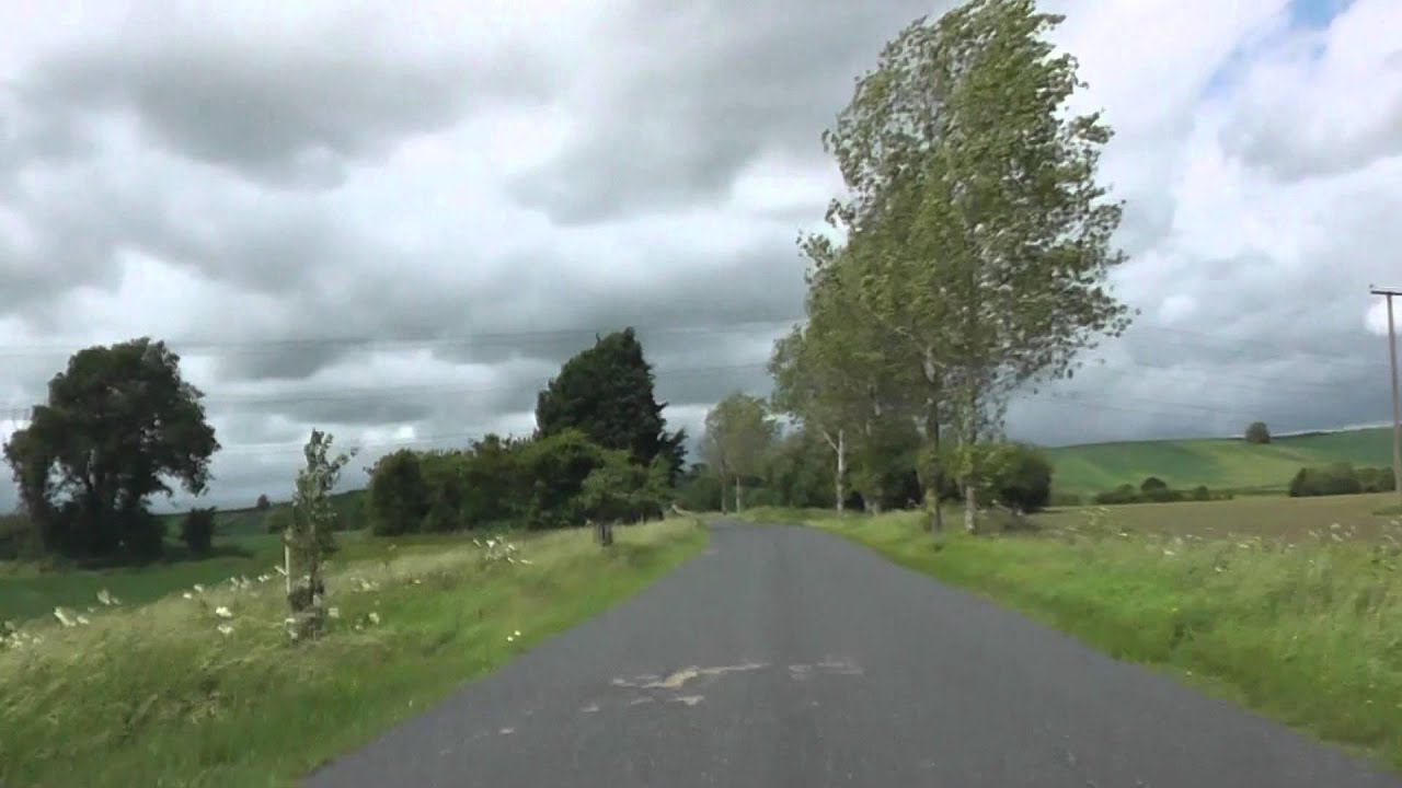 Driving Along Leys Road Between Harvington & Atch Lench, Evesham ...