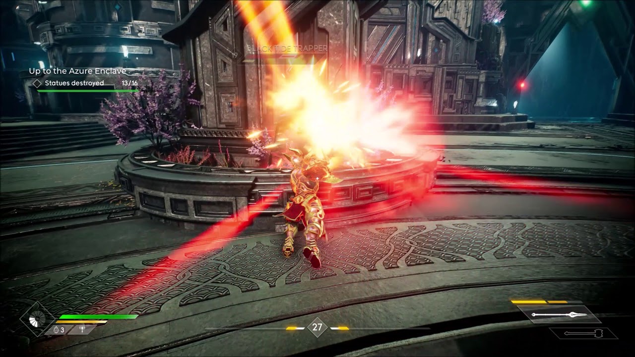 Godfall Up To The Azure Enclave Mission Azure Enclave - YouTube