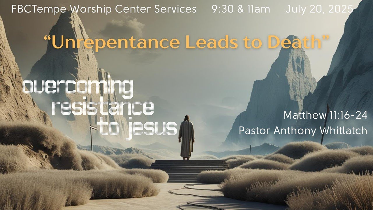 UNREPENTANCE LEADS TO DEATH "Overcoming..." | Pastor Anthony Whitlatch ...