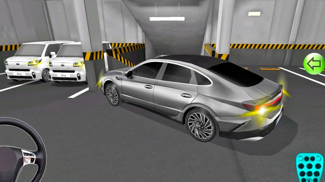 Brand New Sedan In Parking Station - 3d Driving Class game play video ...