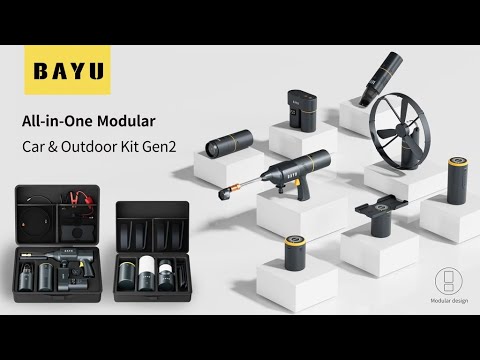 BAYU丨All-in-One Modular Car & Outdoor Kit Gen2 - The Ultimate Adventure Gear!