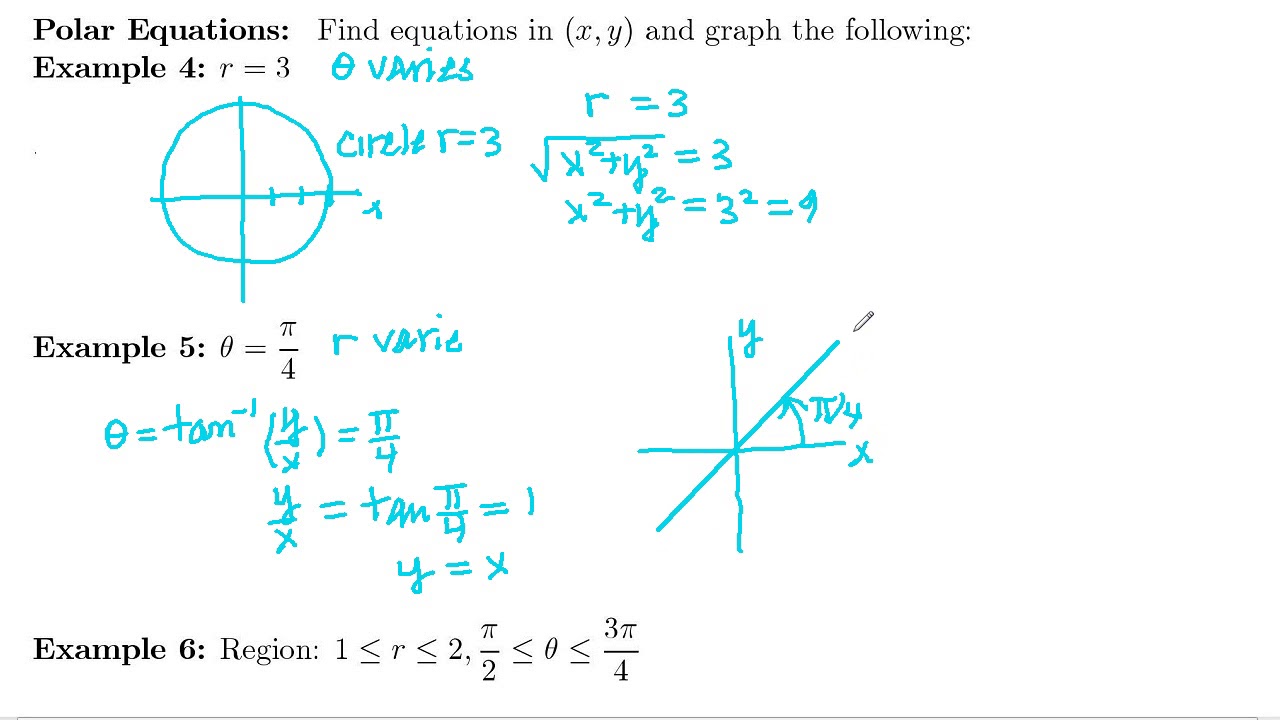 Math 148 Section 10.3 Examples 4-6 - YouTube
