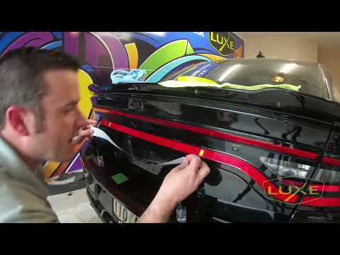 2015+ Charger Racetrack Taillamp Decal Installation