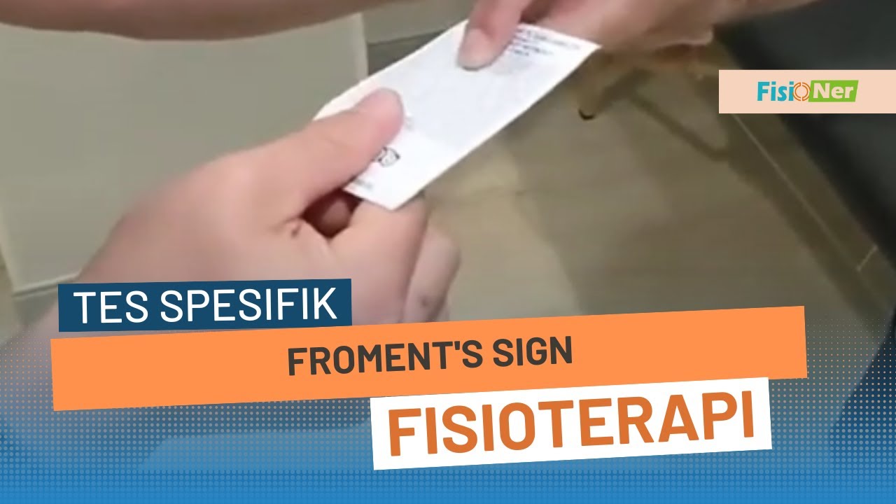 Froment's sign - YouTube